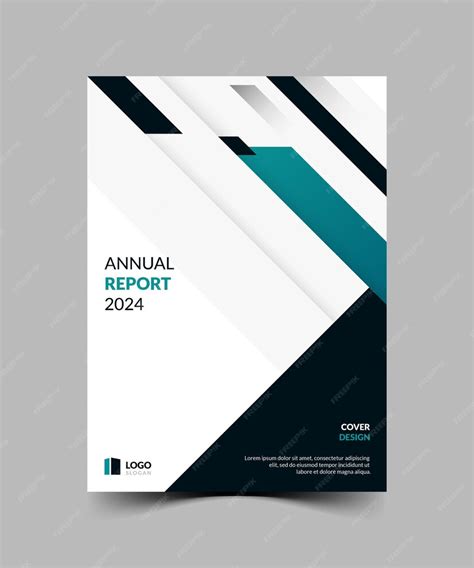 Premium Vector Annual Report Template Design Cover Design With