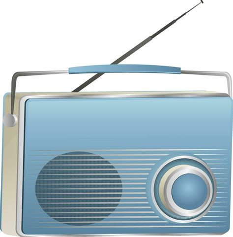 Shiny Realistic View Of Radio Vector Art At Vecteezy