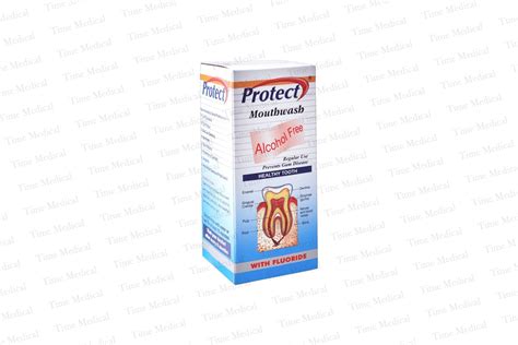 Protect Mouthwash Fluoride Ml Time Medical