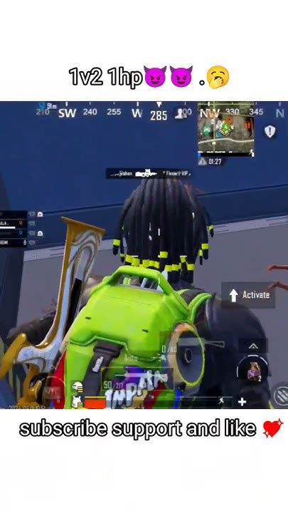 1v2 1hp🤨😈☺️😎🥱bgmi Tipsandtricks Pubgmobile Trending Viralshort