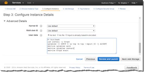 Cloud Init Simplest Example With Rhel7 And Aws Folgaizer Tech Blog By G Folga