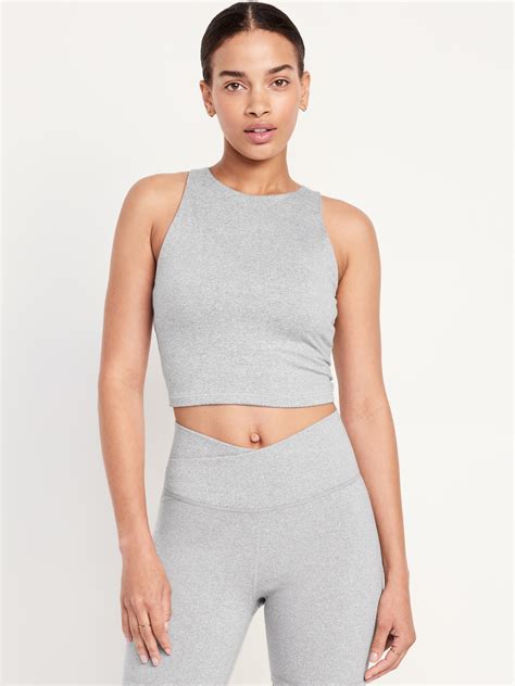 Cloudcomfy High Neck Longline Sports Bra Old Navy