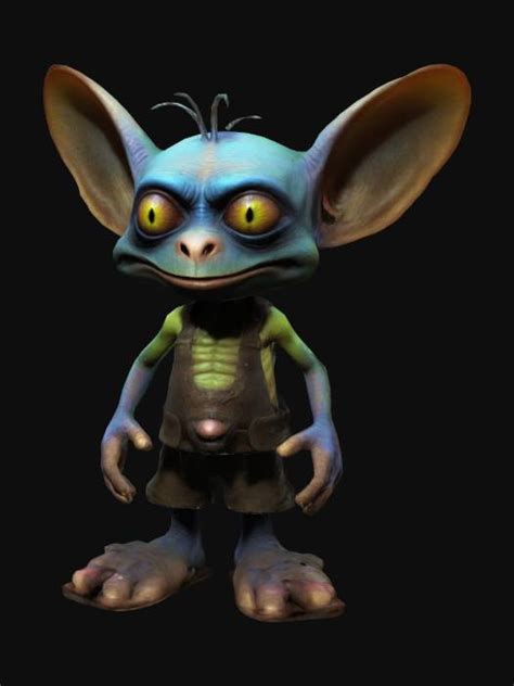 An Original Character Set In The Oddworld Abes Oddysee Universe Download Free 3d Models