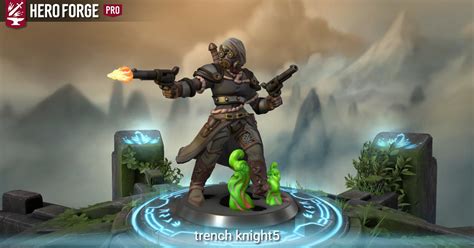 Trench Knight Made With Hero Forge