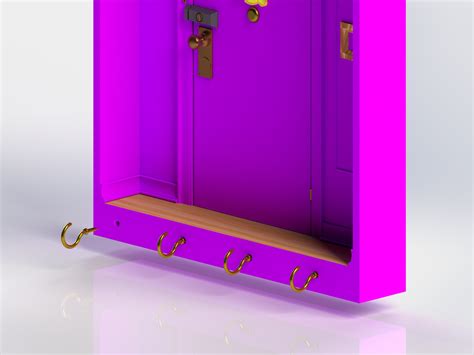 Monicas Peephole Friends Inspired Key Rack By Tony L Download Free Stl Model