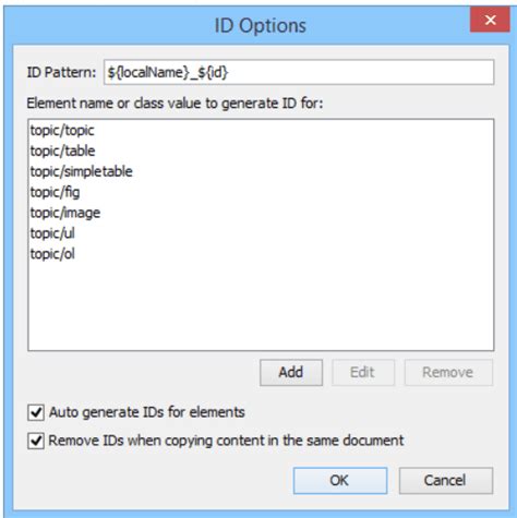 How To Automatically Generate Ids For Elements In Oxygen Xml Editor Khalil Ganiga