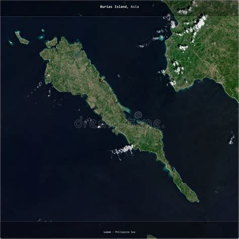 Burias Island Philippines Cropped To Square Satellite February 14