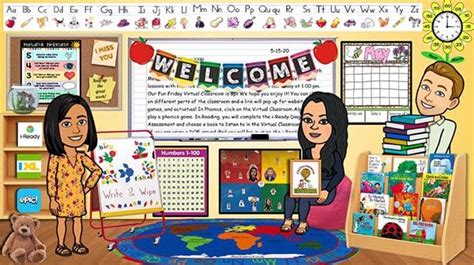 15 Awesome Virtual Bitmoji Classroom Ideas Interactive Classroom