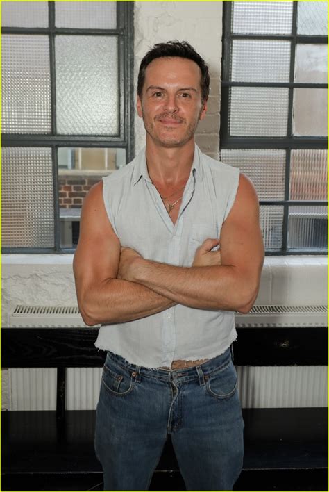 Andrew Scott Bares Buff Arms At Imagine Magazine Launch Event In London