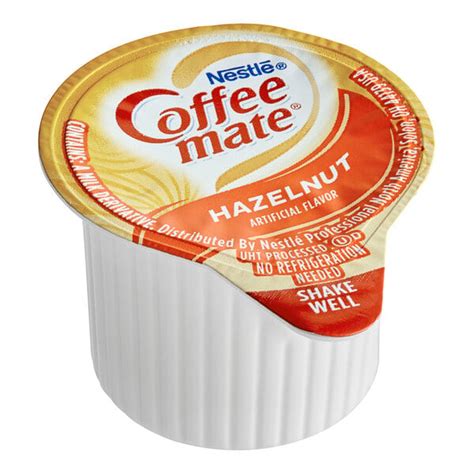 Nestle Coffee Mate Hazelnut Single Serve Non Dairy Creamer 180case