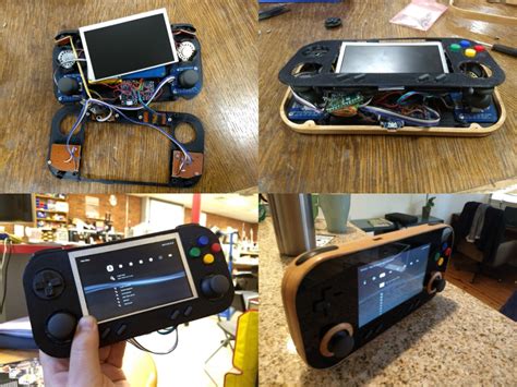 Wooden Handheld Game Console Makehaven