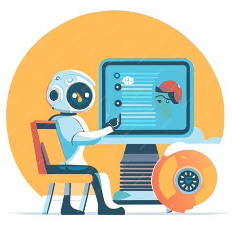 Premium Vector Ai Chat Bot Vector Illustration