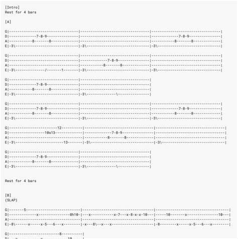 Create Bass Tabs For A Song Of Your Choice By A Goodman Fiverr