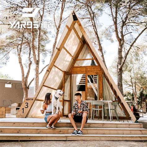 Outdoor Large Luxury Hotel Project Glamping Prebuilt House Camp
