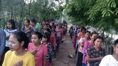 ယင်းမာပင် မြောက်ပိုင်း ကျေးရွာ ၃ ရွာ သပိတ် စစ်ကြောင်း စစ်အာဏာရှင် တော်လှန်ရေး ချီတက် ဆန္ဒပ