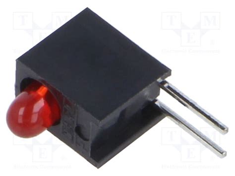 113 305 04 Marl Led In Housing 3mm No Of Diodes 1 Red 20ma Lens Diffused Tme