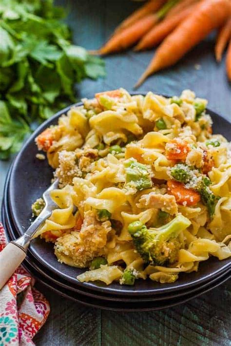 Skinny Tuna Noodle Casserole Creamy And Filling