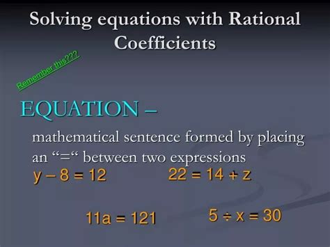 How To Solve Equations With Rational Coefficients Tessshebaylo