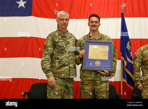 Col Mitchell Sieglock Commander Of The Th Aviation Troop Command Presents Chief Warrant