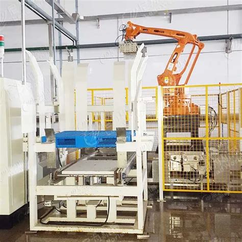 Robot Palletizing Conveying Line Automatic Robot Palletizer Handling