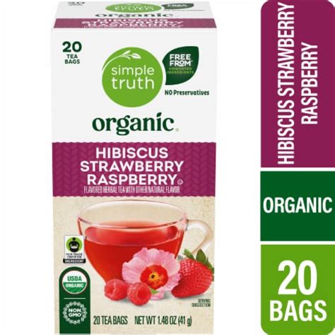 Simple Truth Organic® Hibiscus Strawberry Raspberry Tea 20 Ct Frys