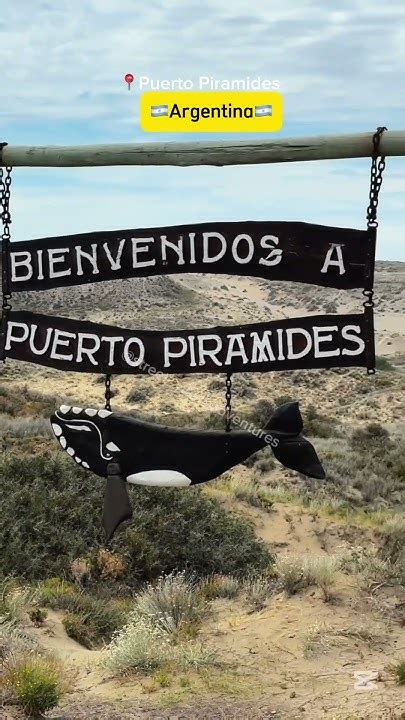 Welcome To Puerto Piramides 🇦🇷argentina Tour Travel Travelvlog