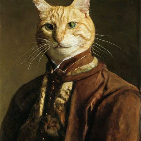 «Кот в виде человека — картинка создана в Шедевруме