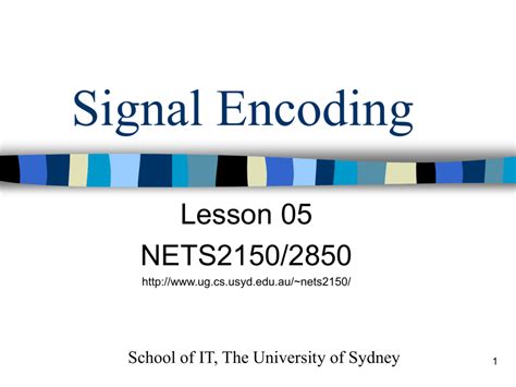 Chapter Signal Encoding Techniques
