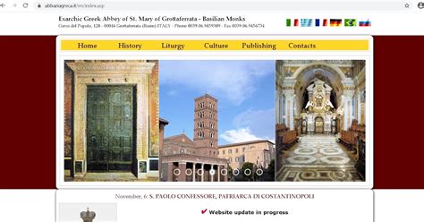 Catholic Abbey Of San Nilo Monastery Of Santa Maria Di Grottaferrata 2024