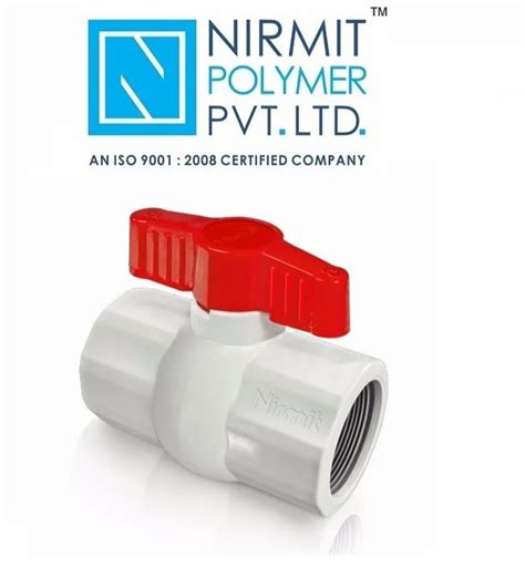 UPVC Ball Valve Unplasticized Polyvinyl Chloride Ball Valve Latest Price Manufacturers