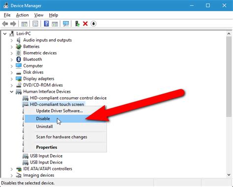 Cómo Habilitar O Deshabilitar La Pantalla Táctil De Su Computadora En