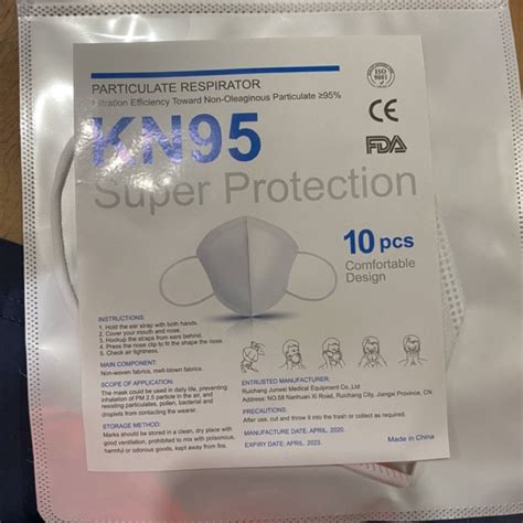 หน้ากาก N95 จำนวน 10 ชิ้น หน้ากากทางการแพทย์ กันฝุ่นละออง Pm2 5 Bonnie Soulmateshop Thaipick