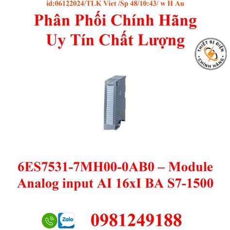 Module 6es7531 7mh00 0ab0 Module Analog Input Ai 16xi Ba S7 1500