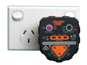 Wiring Earth Loop Polarity RCD Checker Socket See