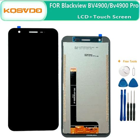 ЖК-дисплей и сенсорный экран для Blackview BV4900 BV4900S BV5100 Pro ...