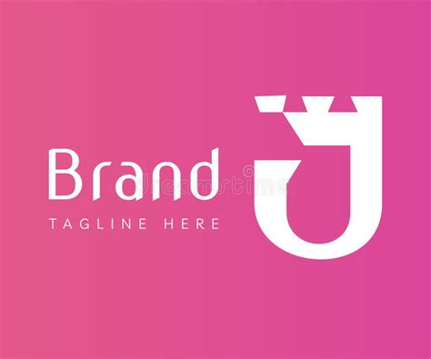 Letter J Logo Design Letter J With Crown Logo Stock Vector