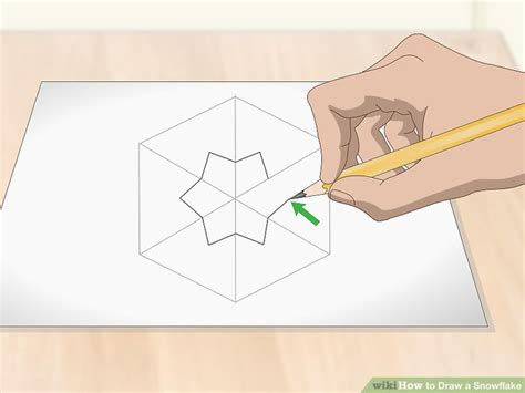 How To Draw A Snowflake 6 Steps With Pictures WikiHow