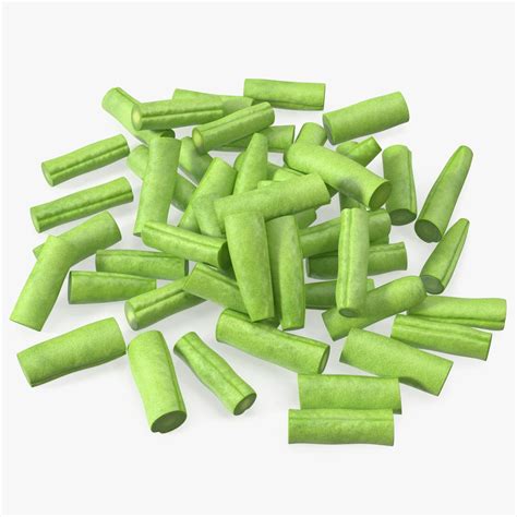 Heap Of Cut French Beans 3d Model 19 3ds Blend C4d Fbx Max Ma