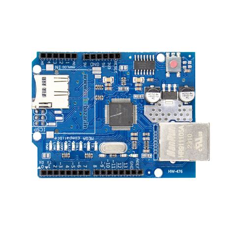 ethernet w5100 shield network expansion board with micro sd card slot