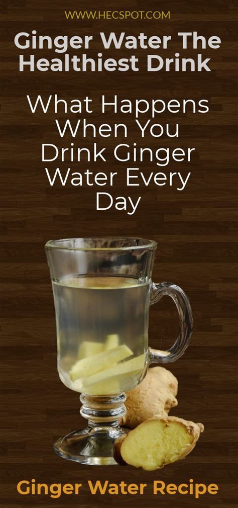 What Happens When You Drink Ginger Water Every Day Artofit