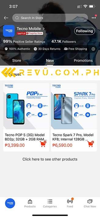 Tecno Pop Lands In Ph With P Price Tag Rev