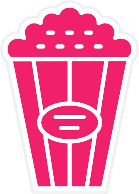 Popcorn Vector Icon Style 22439411 Vector Art At Vecteezy