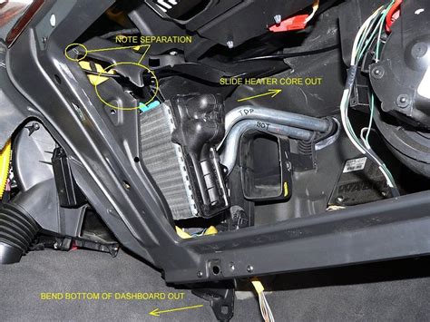 Toyota Heater Core Replacement Instructions