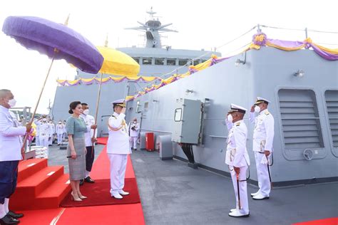 Aag Th บันทึกประจำวัน กองทัพเรือไทยทำพิธีเจิมเรือยกพลขึ้นบกอู่ลอยเรือหลวงช้าง Type 071et Lpd