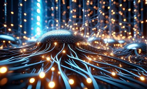 Abstract Technology Background Of A Data Computing System With