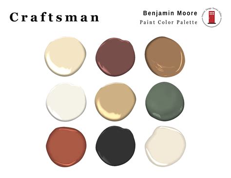 Craftsman Interior Paint Colors Craftsman Color Palette Rustic Paint