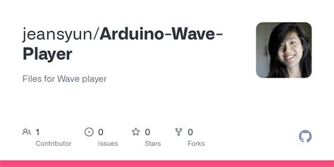 GitHub Jeansyun Arduino Wave Player Files For Wave Player