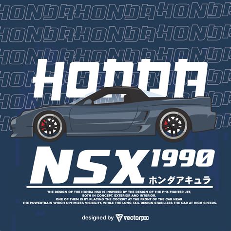 Honda Nsx Car Design Free Vector