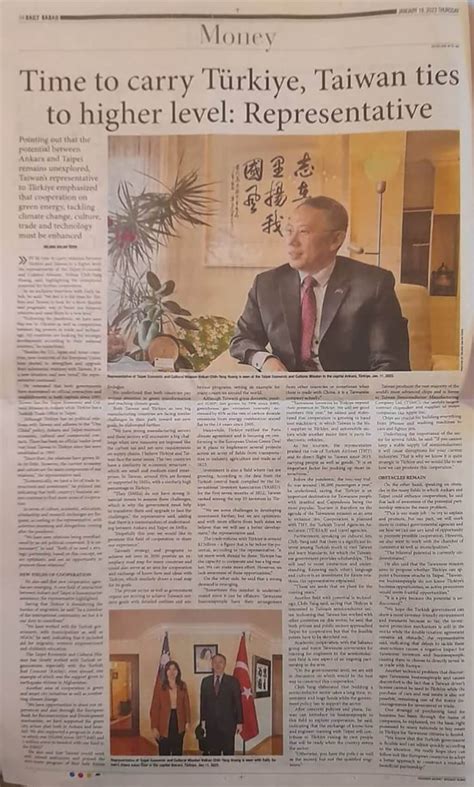 駐土耳其代表接受專訪 籲靈活務實提升台土關係亞洲 僑務電子報
