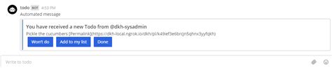 Permalink Are Not Rendered In Dm Posts When A Todo Is Received Created